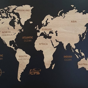 World Map Laser Cut Files - Etsy