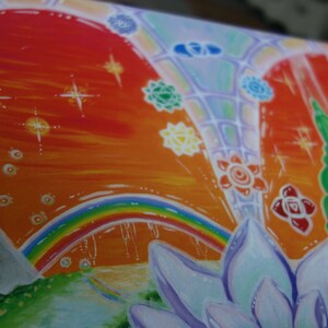 Psychedelic Lotus Poster - Etsy