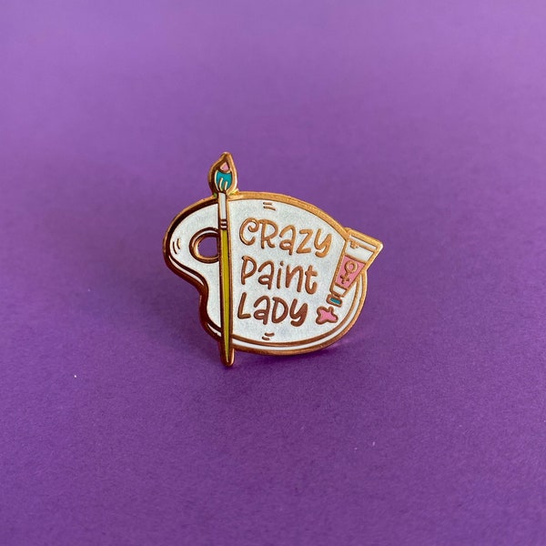 Artist Enamel Pin - Etsy