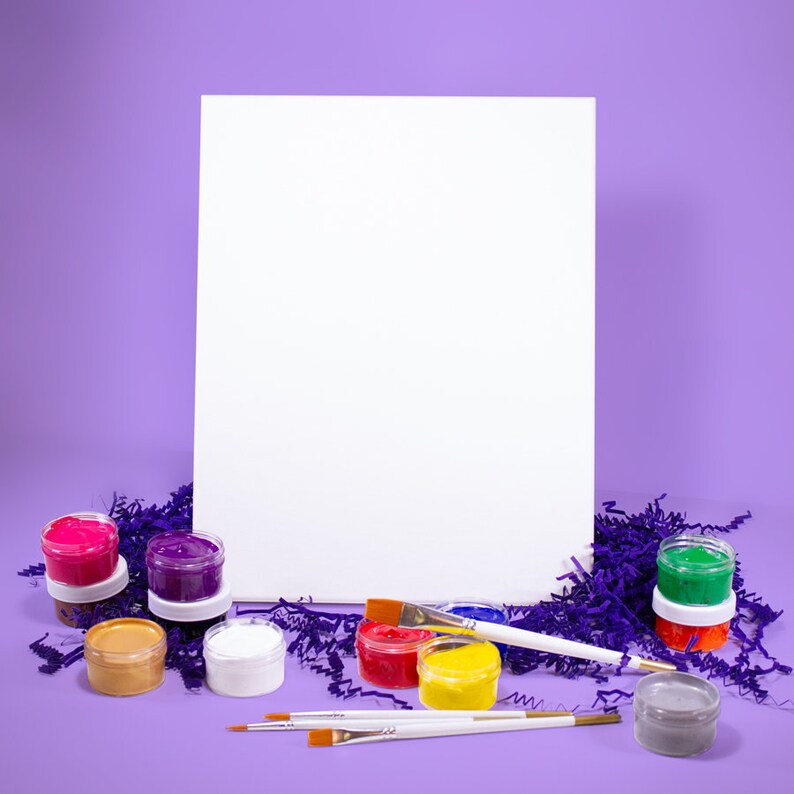 Paint at Home Kit the Essentials Paint Night Kit Virtual - Etsy