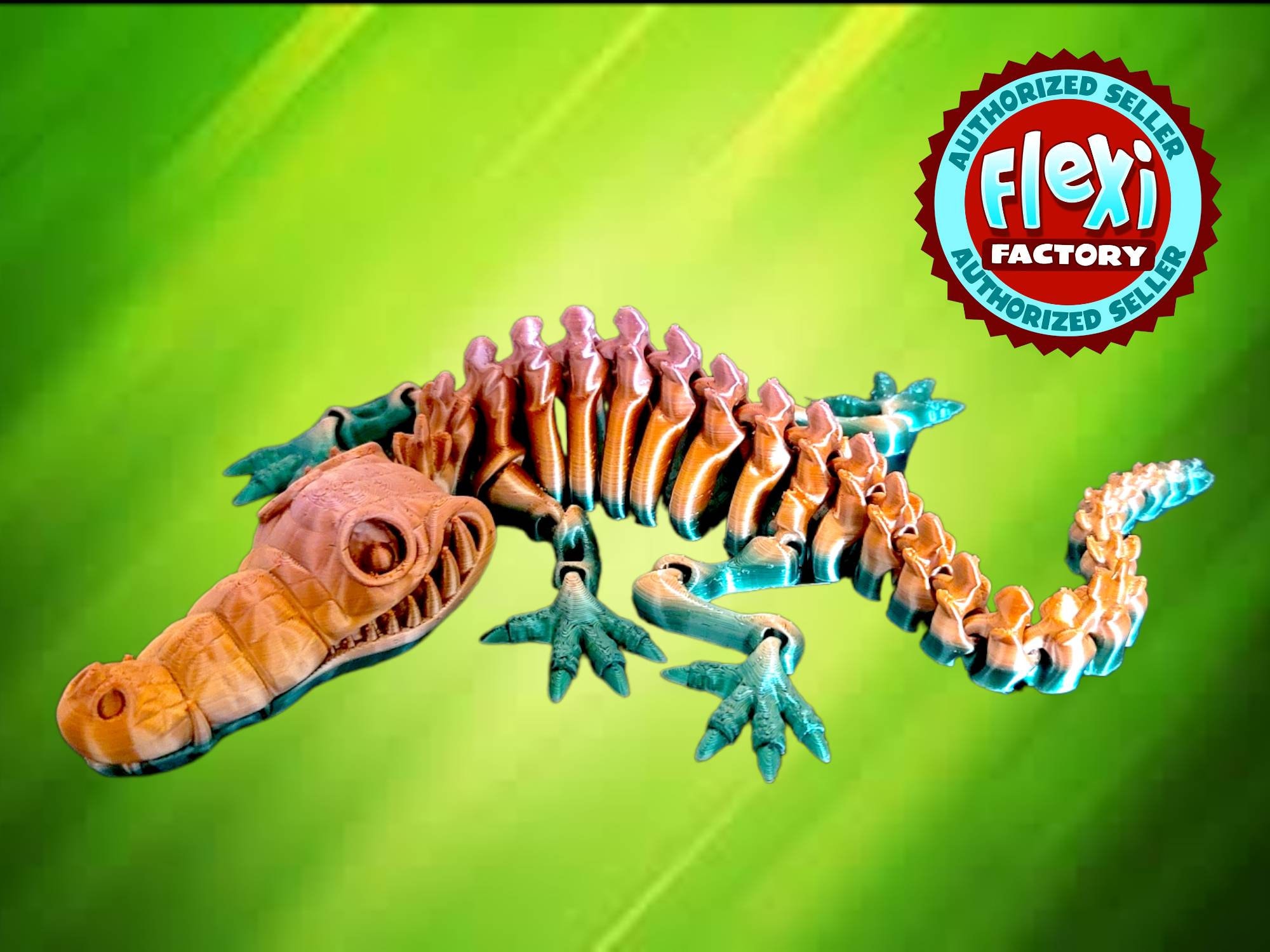 3d Printed Articulated Flexi Crocodile as Seen on Tiktok - Etsy