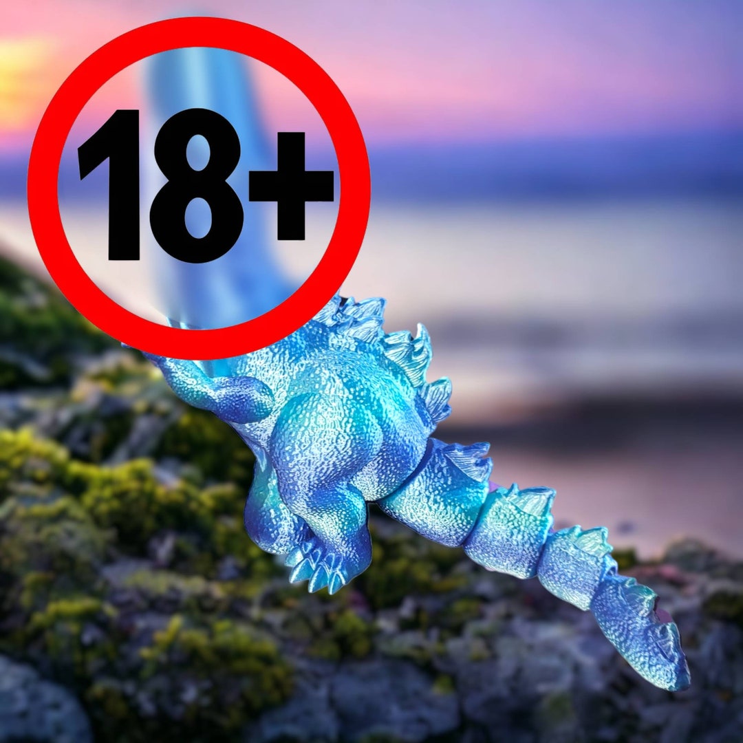 3d Printed Cockzilla, Cockasaurus, Gag Gift, Adult Toy, Dick Statue ...