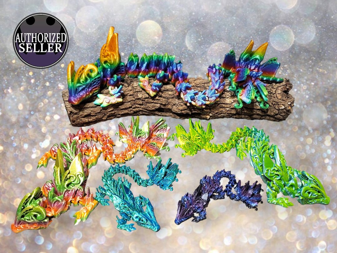 3d Printed Articulated Pixie Dragon as Seen on Tiktok, Dragon Fidget ...
