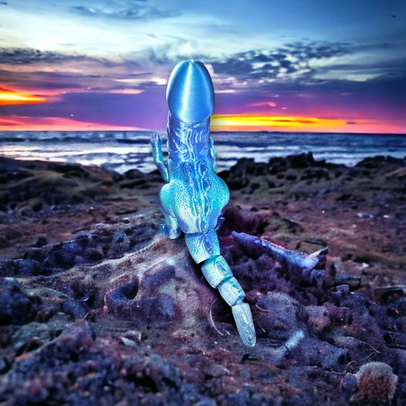 3d Printed Cockzilla Cockasaurus Gag Gift Adult Toy Dick - Etsy