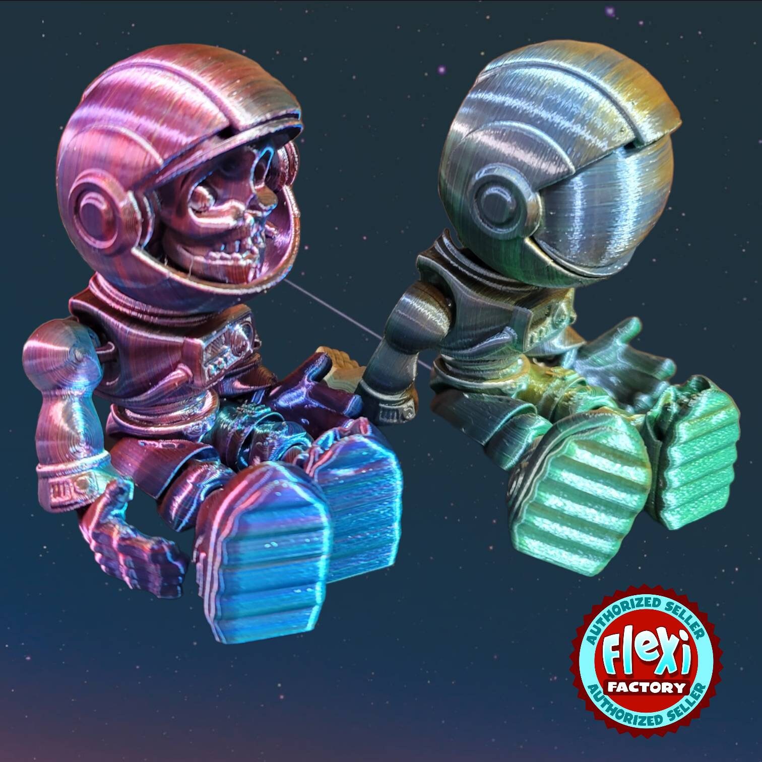 Skeleton Astronaut 3d Print