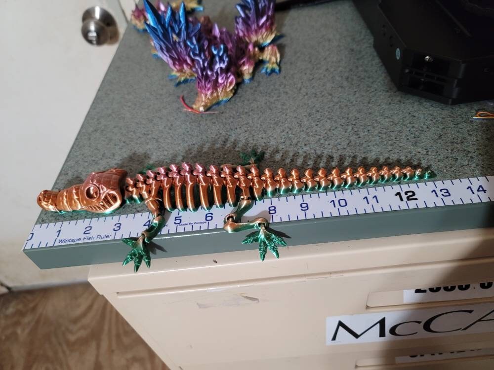 3d Printed Articulated Flexi Crocodile as Seen on Tiktok - Etsy