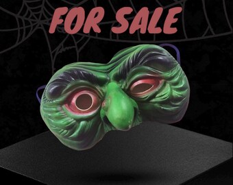 Vintage Plastic Half Mask, Eyebrows, Glasses, Nose and Mustache ...