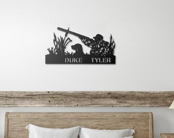 Personalized Duck Hunting Sign, Duck Hunting Gift, Metal Duck Hunting ...