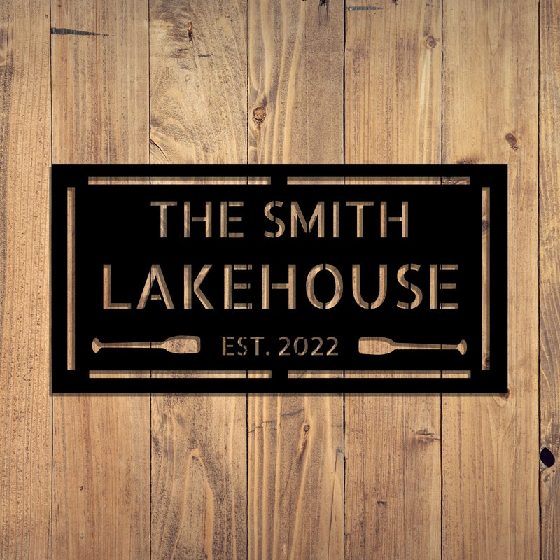 Lake House Sign - Etsy