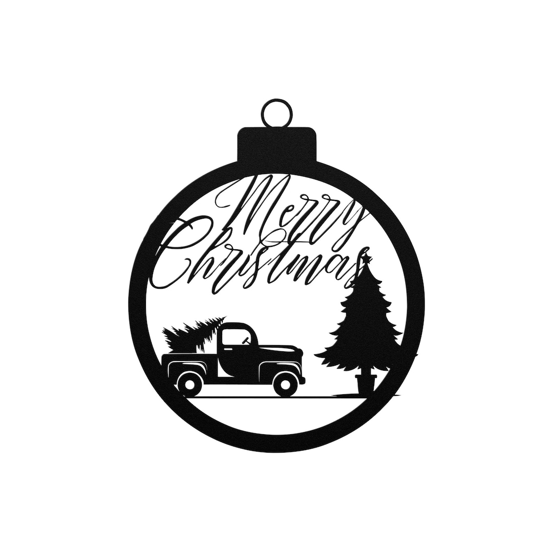 MERRY CHRISTMAS Metal Sign Christmas Holiday Décor Metal Wall Art ...