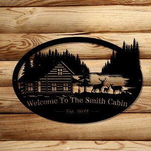 Custom Cabin Decor | Gift for Him | Custom Hunting Sign | Hunter Gift ...