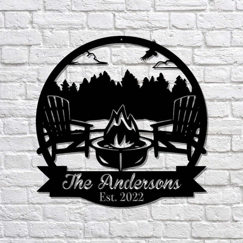 Fire Pit Sign - Etsy