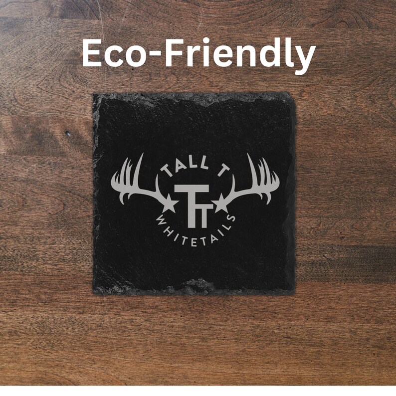 Custom Ranch Logo Coaster, Ranch Brand Logo Coaster Decor, Office Logo ...
