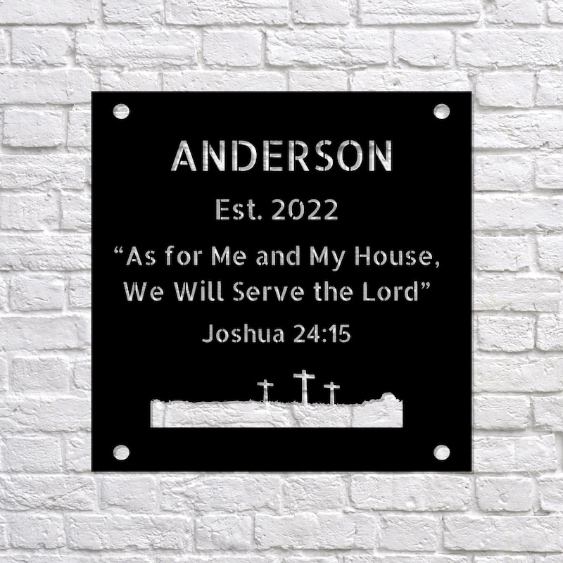 As for Me and My House - Etsy