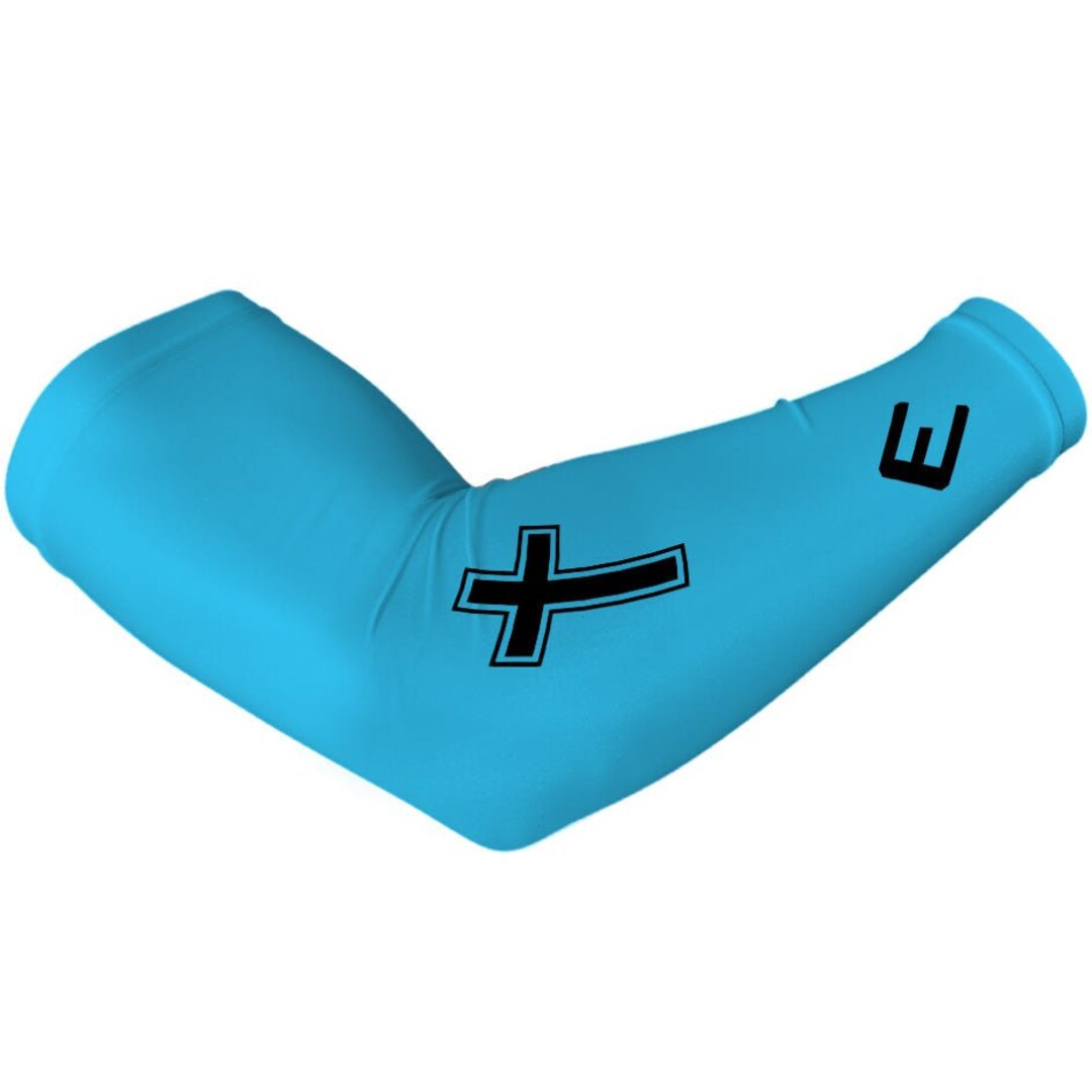 Faith Cross Light Blue Arm Sleeve - Youth & Adult Sizes - Sold ...