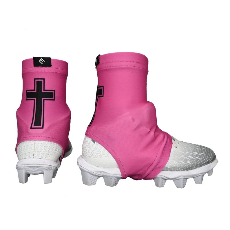Faith Cross Pink Cleat Covers - Etsy