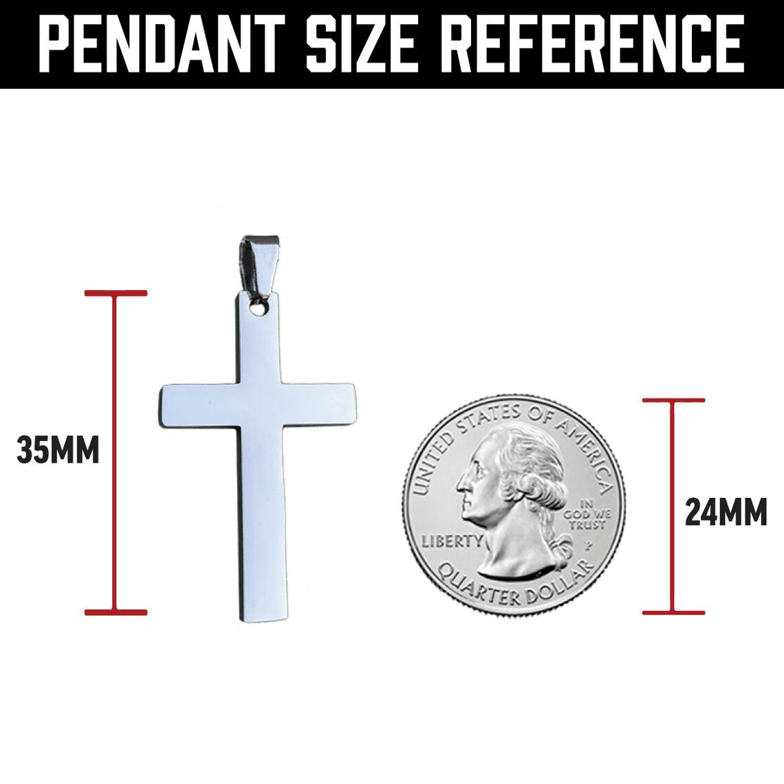 Baseball Cross Pendant With Chain Necklace Stainless Steel - Etsy