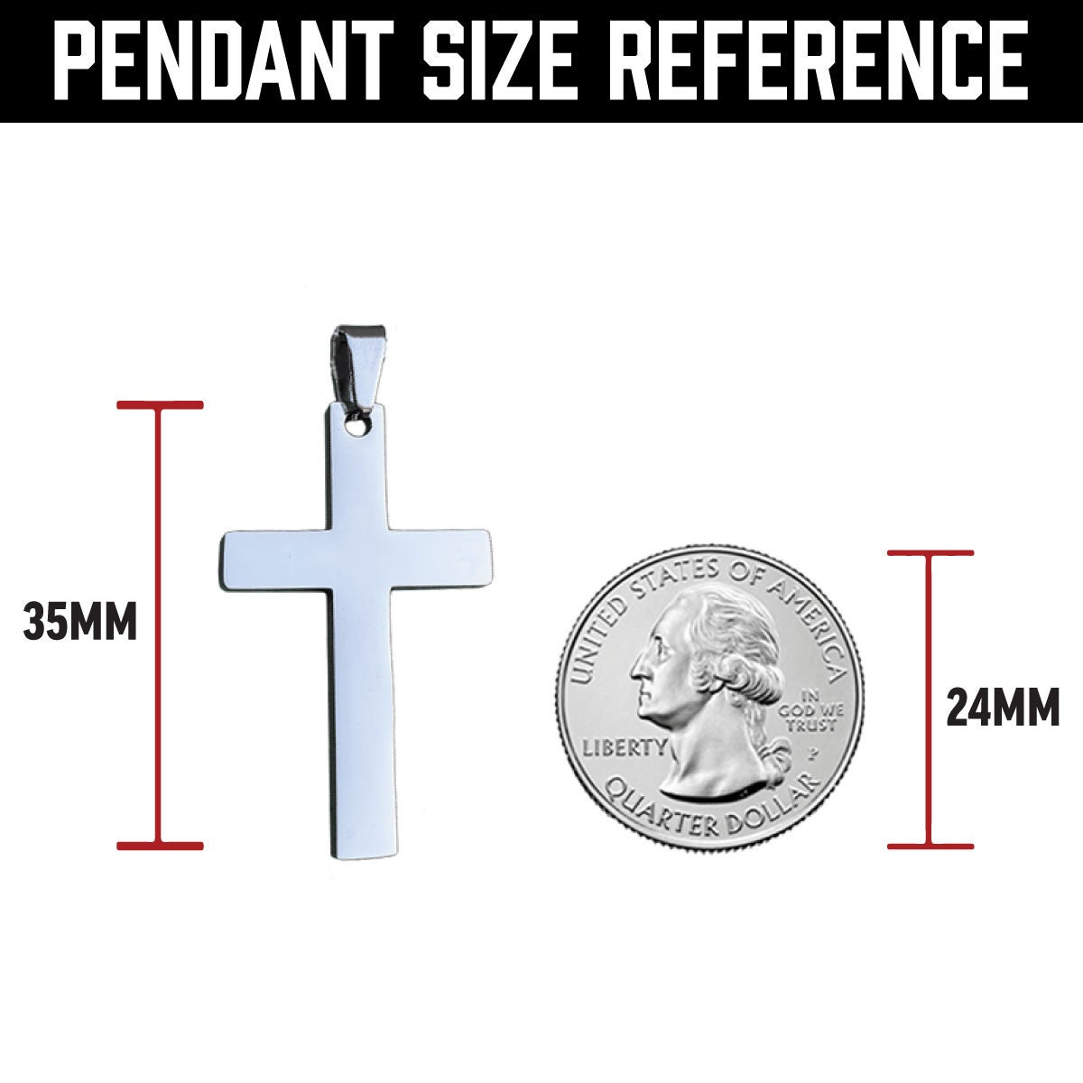 Football Cross Pendant With Chain Necklace - Stainless Steel ...