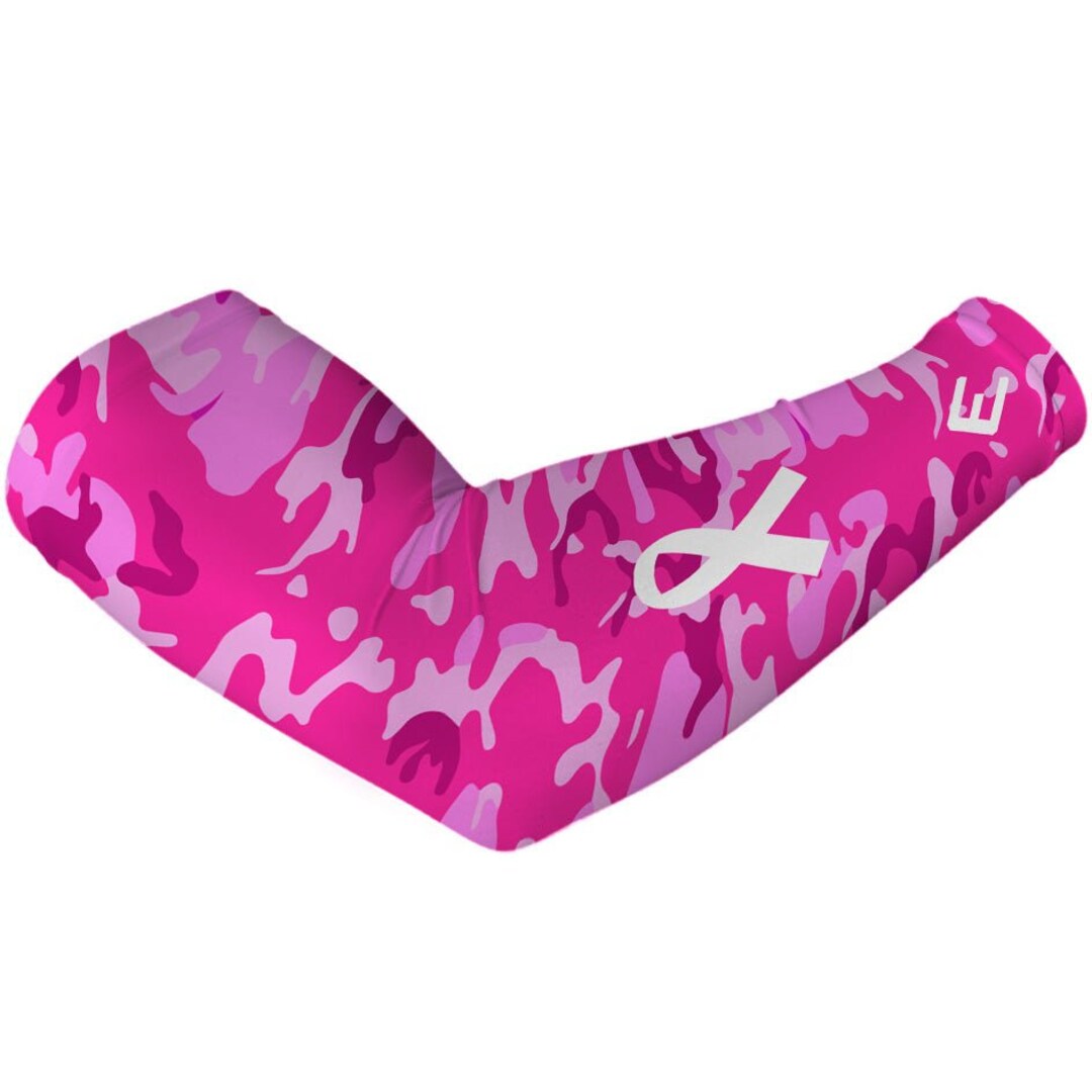 Pink Camo Breast Cancer Arm Sleeve - Youth & Adult Sizes - Sold ...