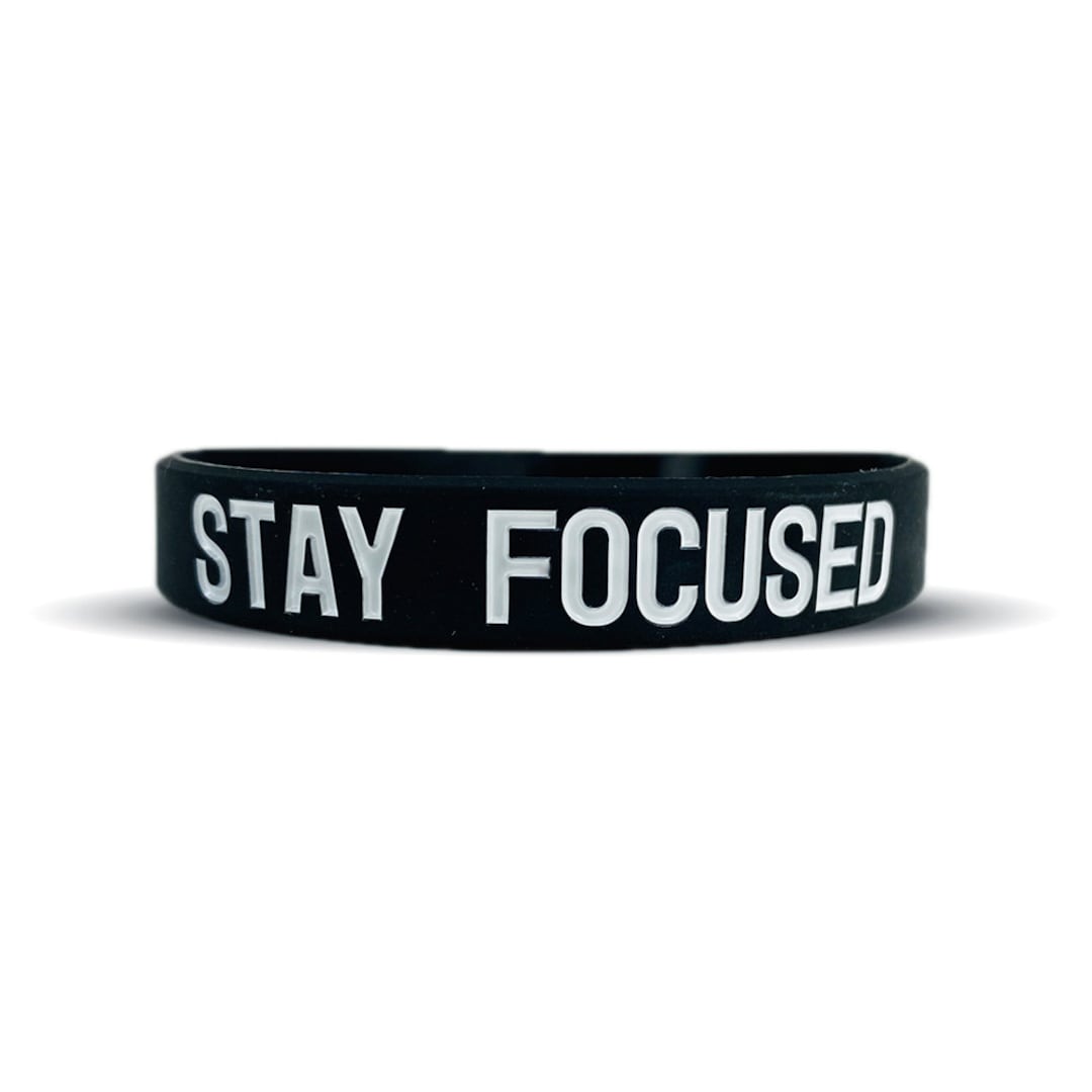 Stay Focused Wristband - 3 Sizes Available - Etsy