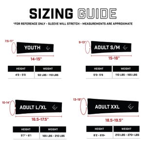 Light Blue Arm Sleeve - Youth & Adult Sizes - Sold Individually - All ...