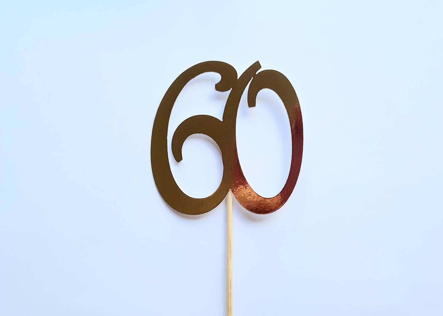 Large Number Cake Topper Any Age 18 21 30 40 50 60 70 80 90 - Etsy