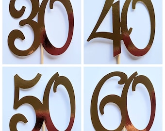 50 Cake Topper | Etsy UK