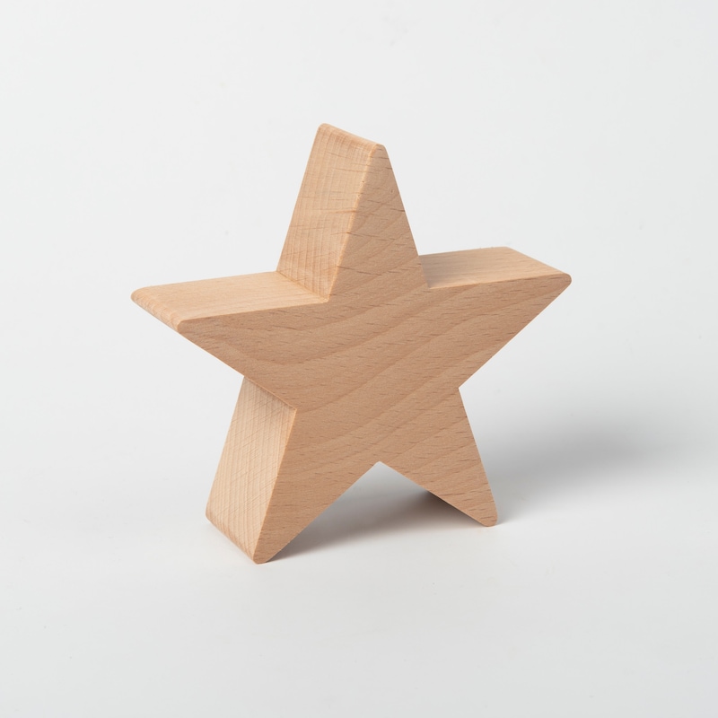 Wood Star Tree Topper - Etsy