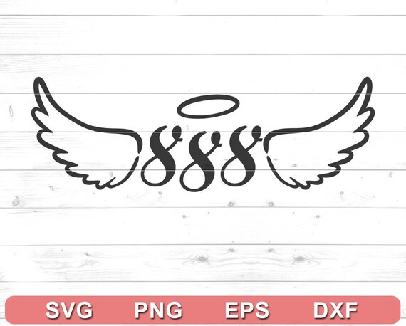 Angel Number 888 Svg Spiritual Svg Trendy Design for - Etsy
