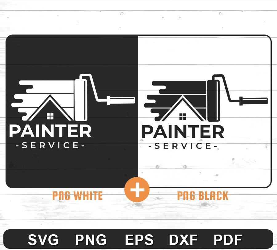 Painter Service SVG: Home Painting Logo Design (digital Download) - Etsy