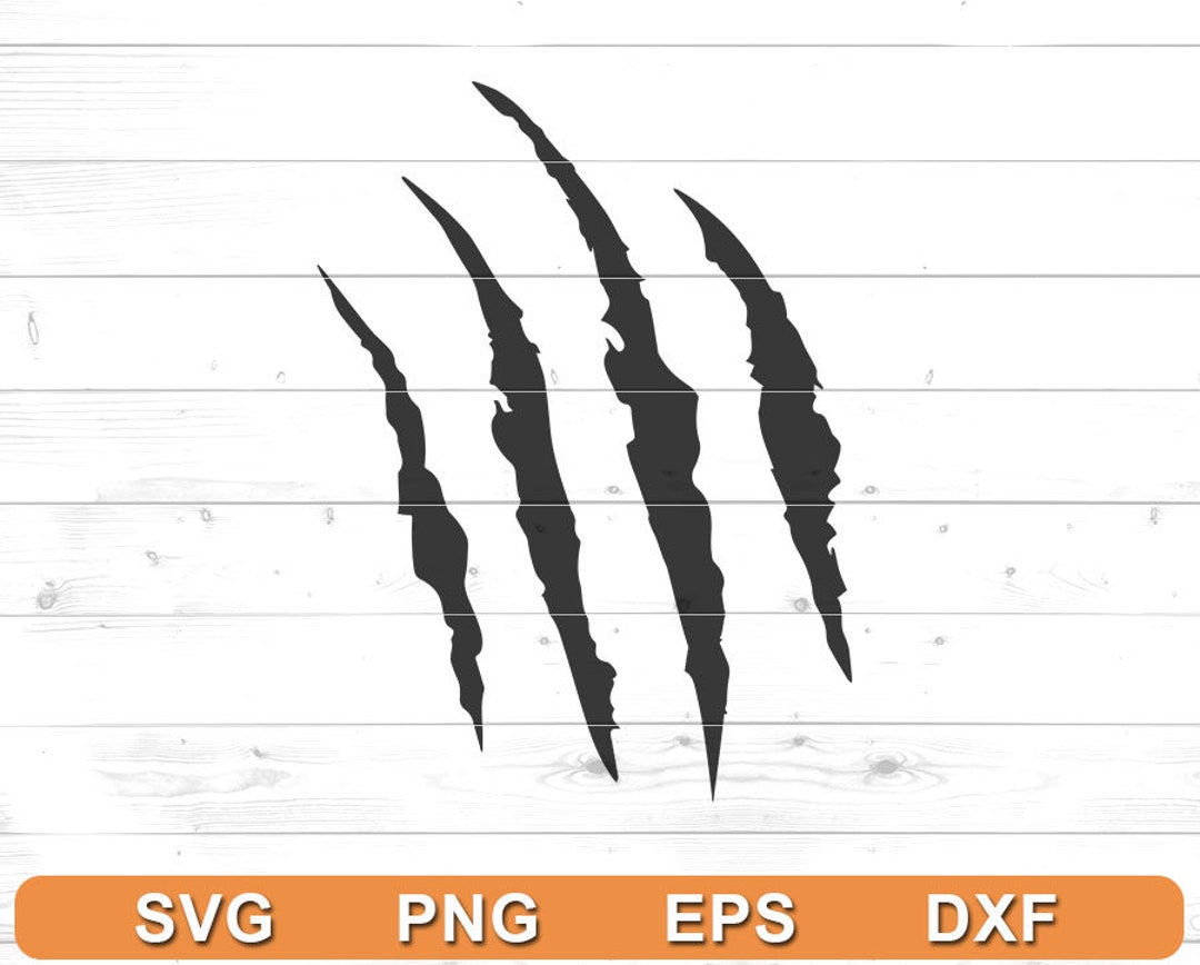 Claw Mark SVG - Cricut DIY, Silhouette Cameo, Sublimation (svg,png,eps ...