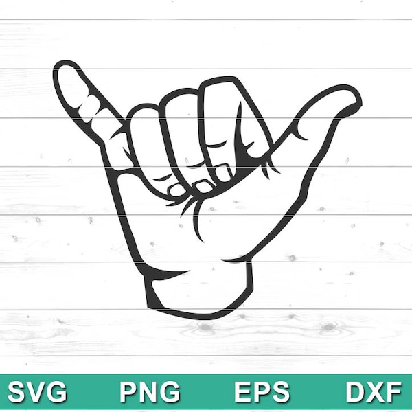 Shaka Skeleton Hand Sign Svg, Shaka Patch, Shaka Sticker. Vector Cut ...