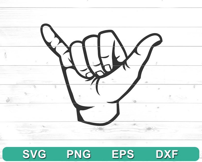 Shaka Hand Sign Svg Hang Loose Shirt Design Hang Loose Svg - Etsy