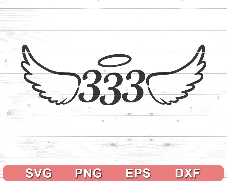Angel Number 333 Svg Spiritual Svg Trendy Design for - Etsy