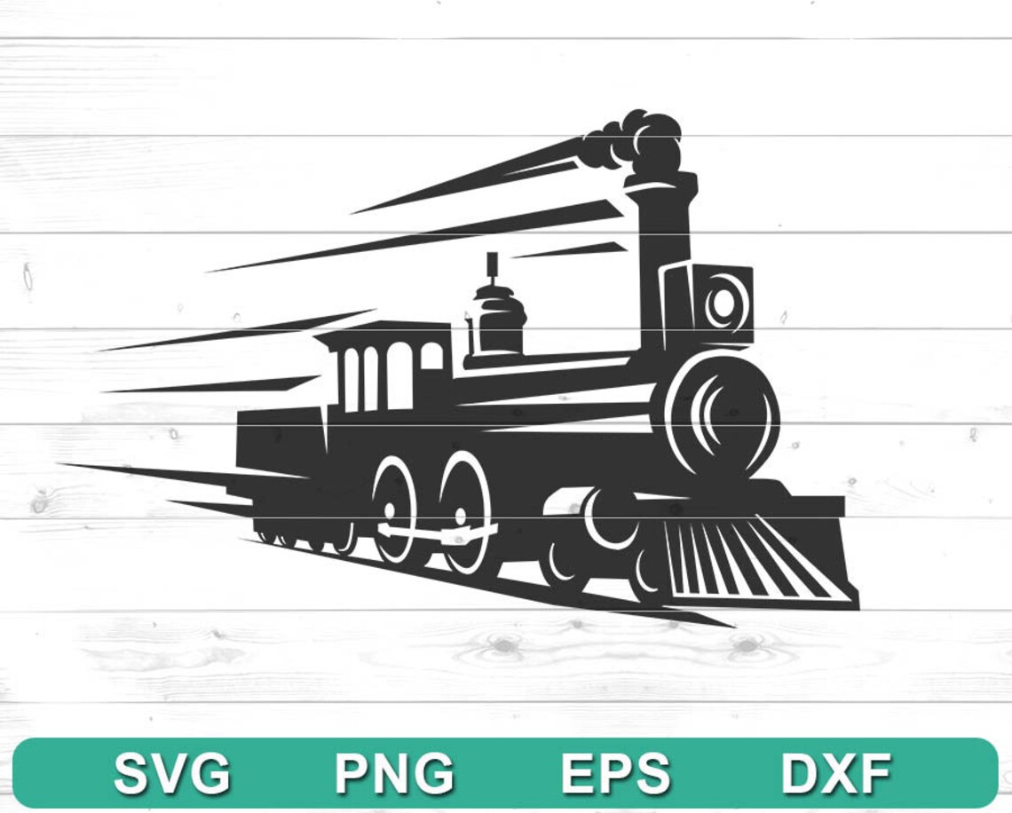 Eisenbahn SVG Lokomotive SVG Steam Train svg Cricut DIY - Etsy.de