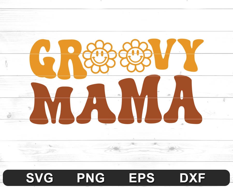 Groovy Mama SVG 70s Mommy Boho Pregnancy Reveal Themed - Etsy