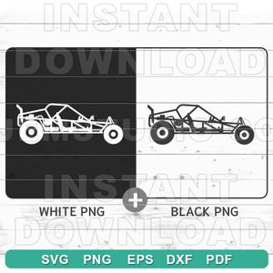 Off Road Buggy SVG: Sand Rail Dune Buggy Vector Clip Art (digital ...