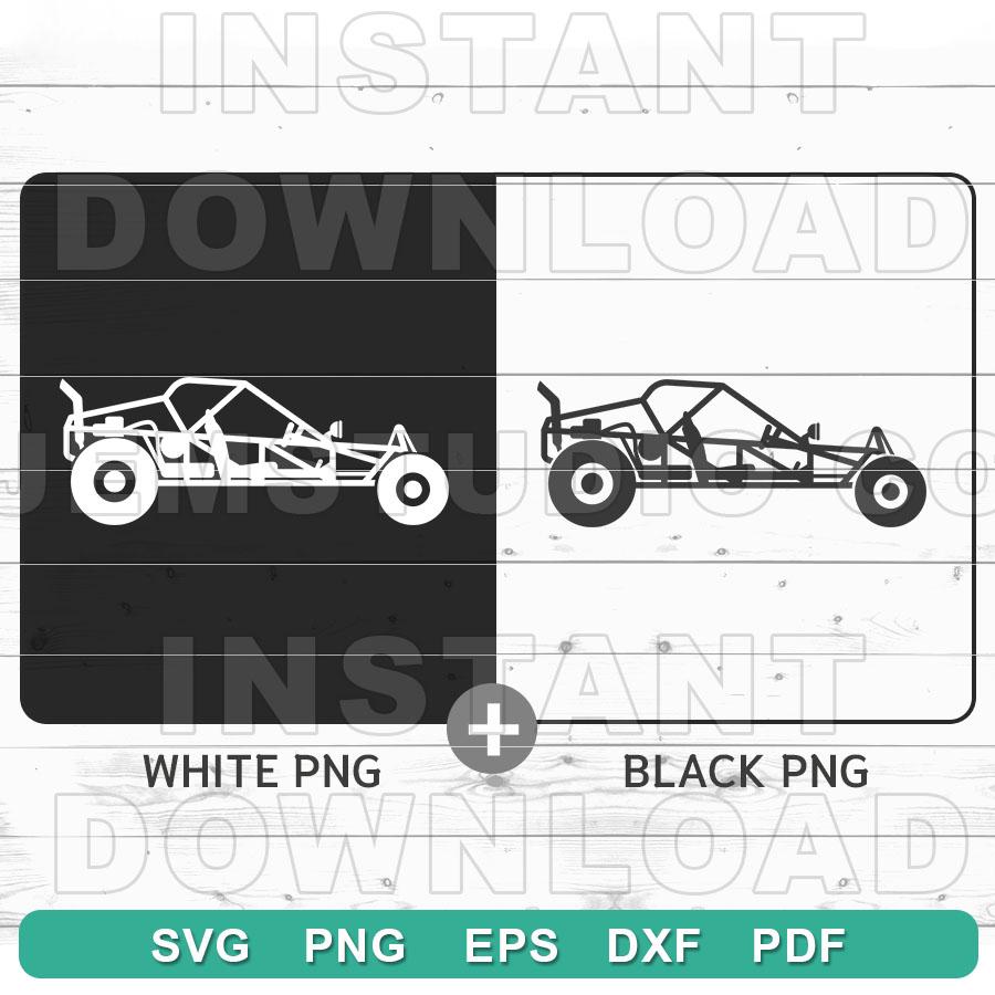 Off Road Buggy SVG: Sand Rail Dune Buggy Vector Clip Art (digital ...