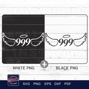 Angel Number 999 SVG: Spiritual Design for Cricut, Silhouette ...