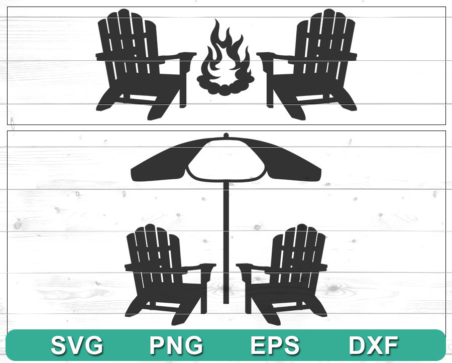 Adirondack Chair SVG Beach Chair Svg Camping Cabin Campfire, Wooden ...