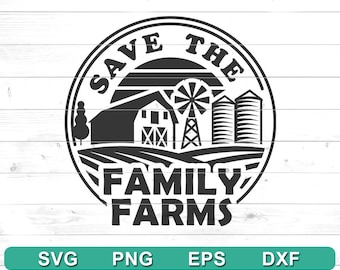 Save Farms Svg - Etsy