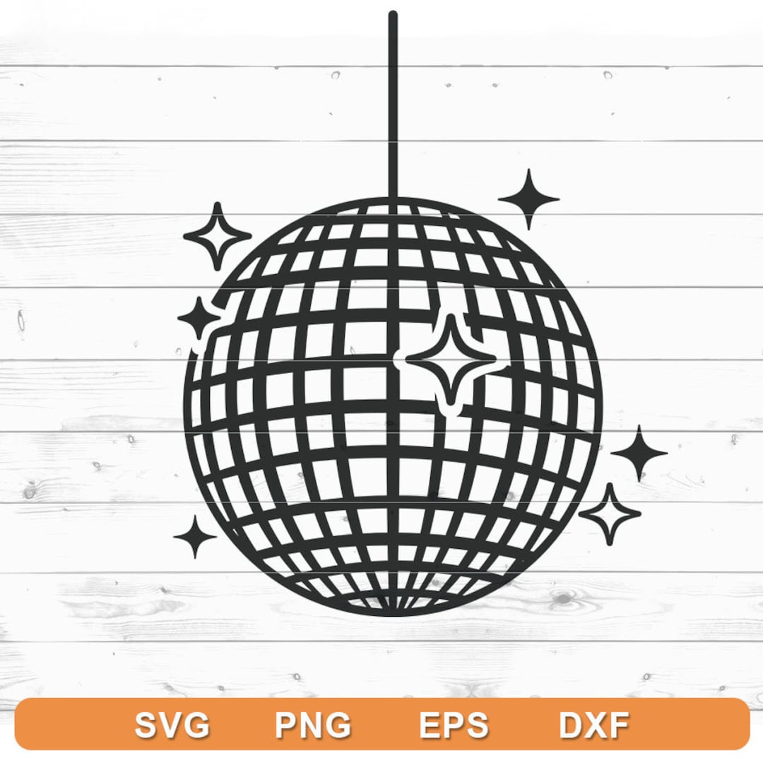 Disco Ball SVG: Clipart Cut File (digital Download) - Etsy