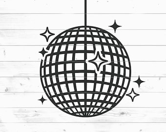 Disco Ball SVG - Etsy