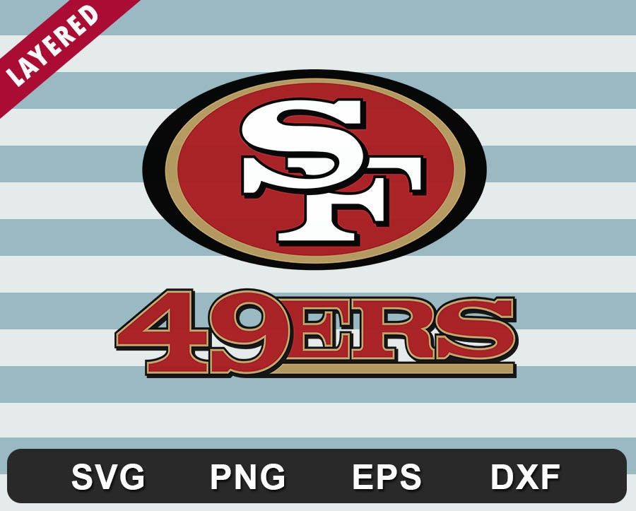 San Francisco 49ers SVG San Francisco 49ers Svg For Cricut | Etsy