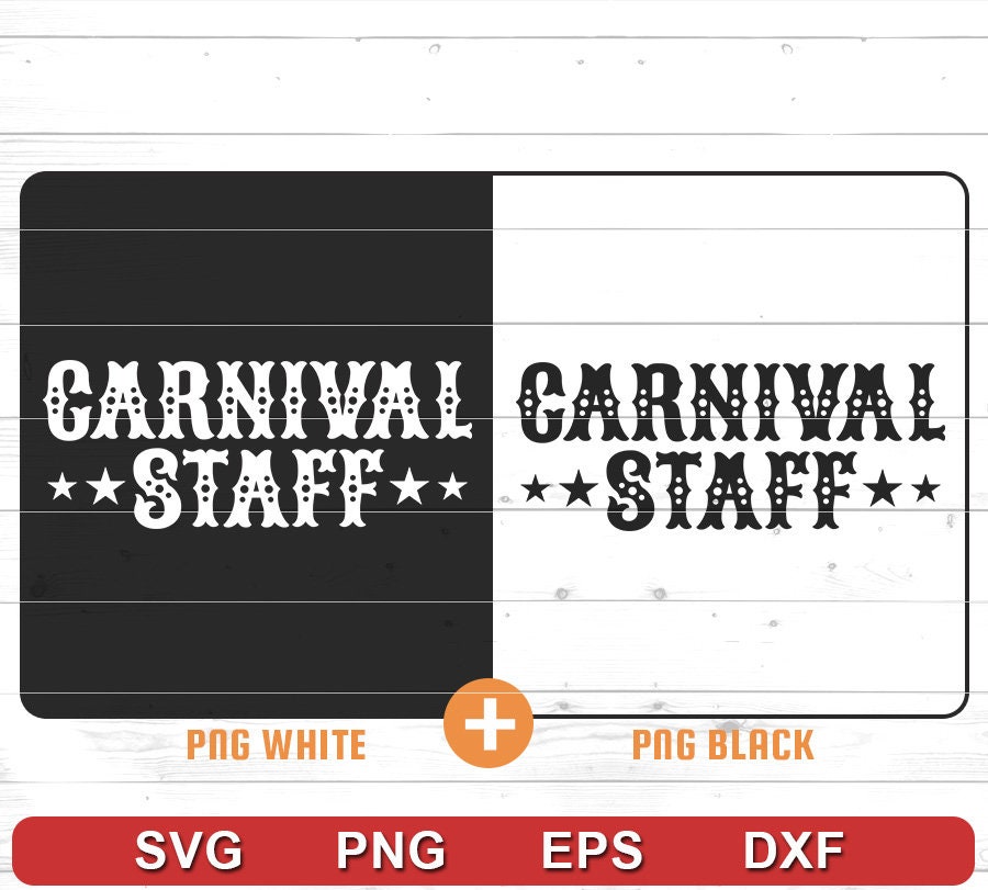 Carnival Staff SVG: Circus Birthday Shirt Design (digital Download) - Etsy
