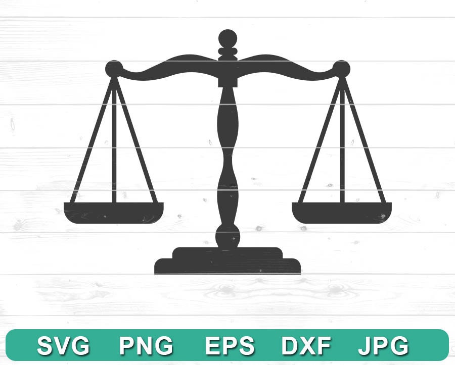 Scales Of Justice And Gavel Clipart