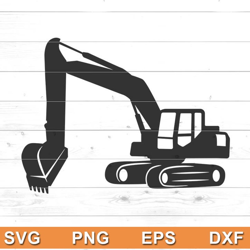 Excavator Svg - Etsy