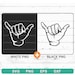 Shaka Hand Sign SVG: Hang Loose Shirt Design (digital Download) - Etsy