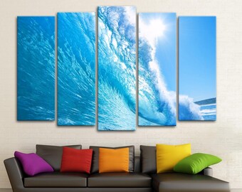 Water wall art | Etsy
