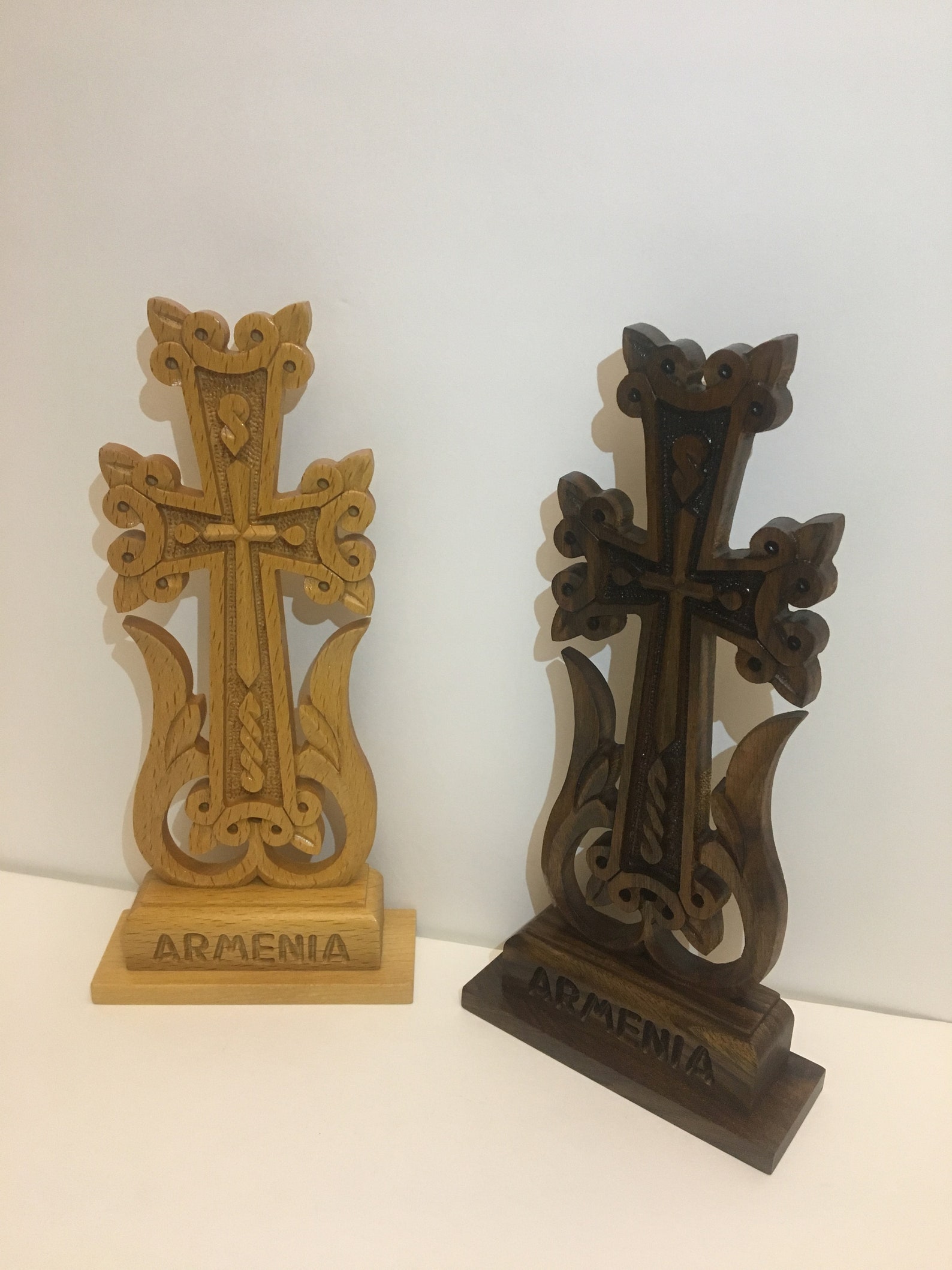 Wood Cross From ARMENIA Armenian Cross / Christian Decor - Etsy